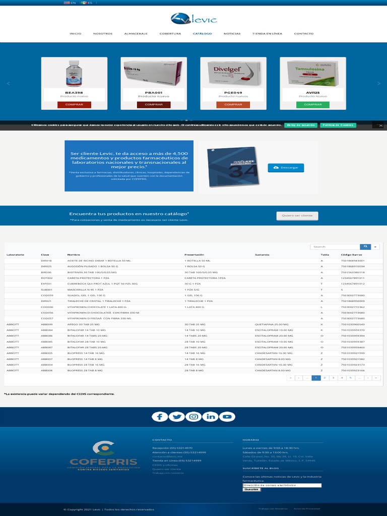 Medicamento Seguro, Confiable y Al Mejor Precio - Levic | PDF | Medicina | Química medicinal