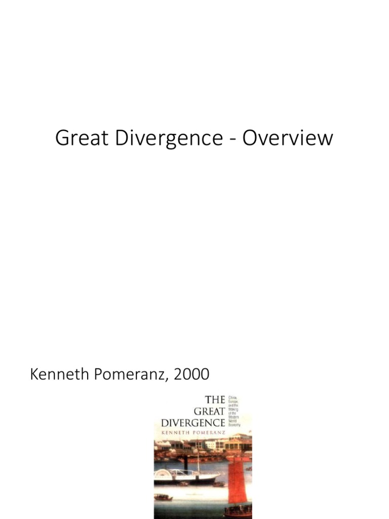 Great Divergence I | PDF | Market (Economics) | Labour Economics