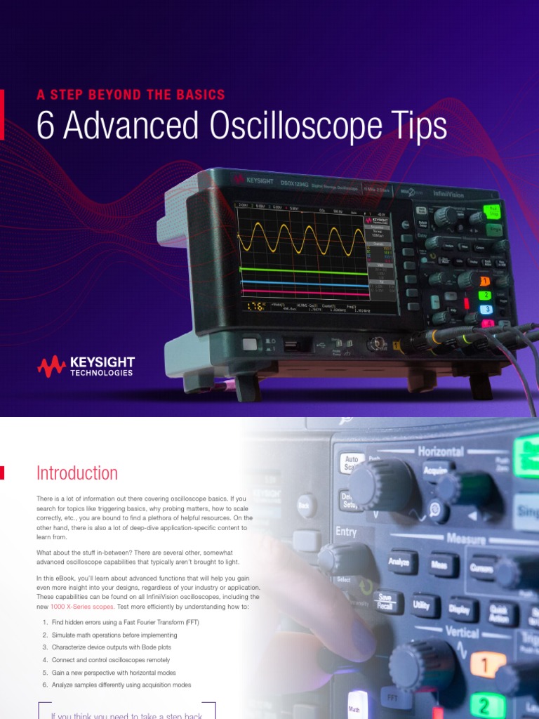 6 Advanced Oscilloscope Tips: A Step Beyond The Basics | PDF ...