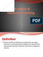 Smart Textiles, Intelligent Textiles | PDF | E Textiles | Textiles