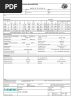 Motor Data Sheet 1.5 KW 4 Pole | PDF | Electric Motor | Electric Power