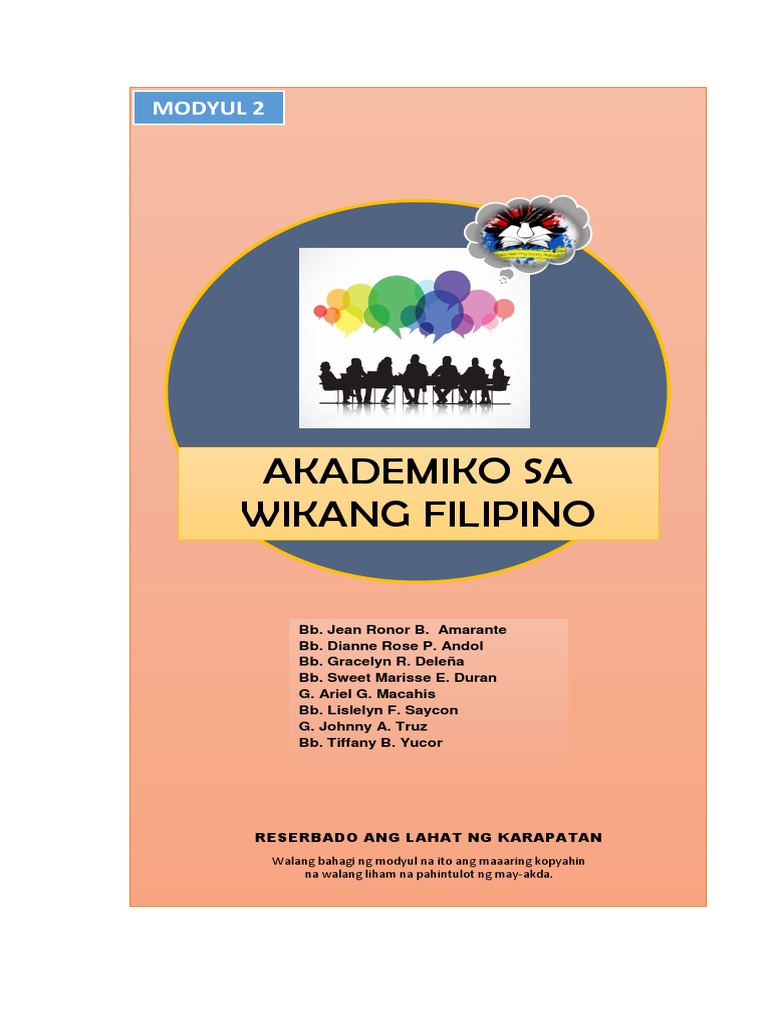 FIL 1 - Module 2 FINAL | PDF