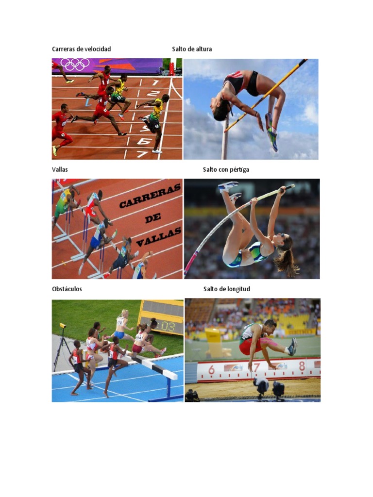 Tipos de Atletismo | PDF