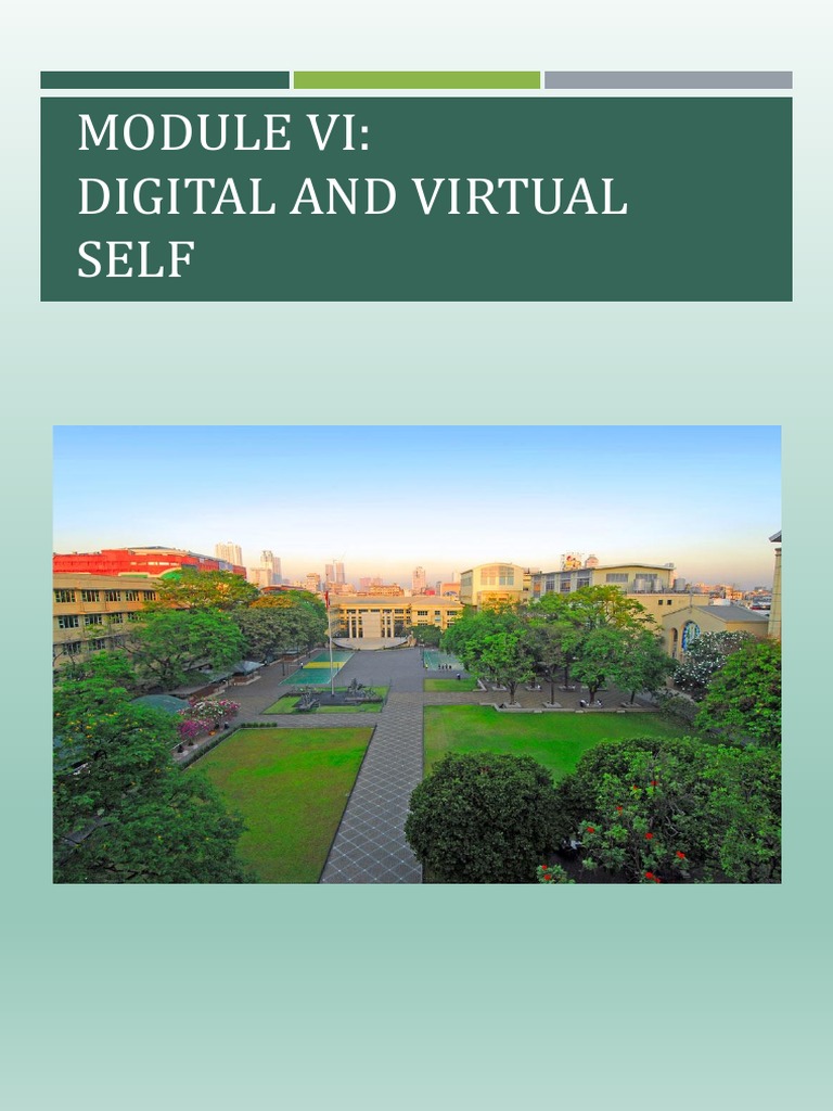 Module-6-Digital-and-Virtual-Self Revised | PDF | Self | Social Media
