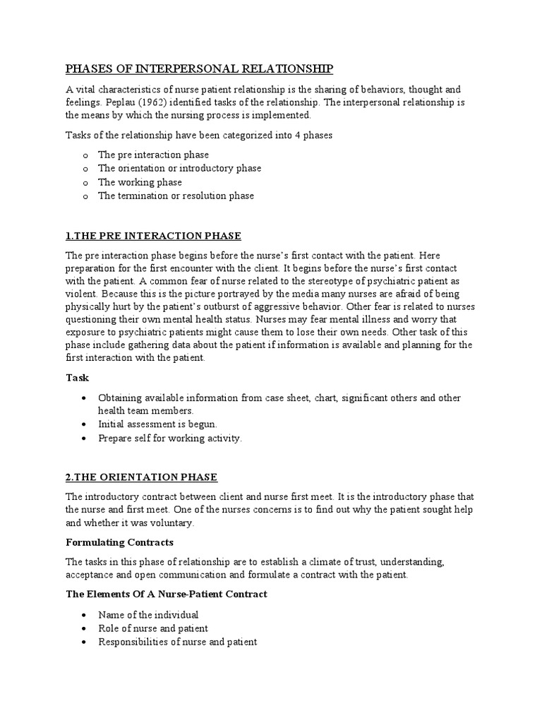 Phases of Ipr | PDF | Patient | Nursing