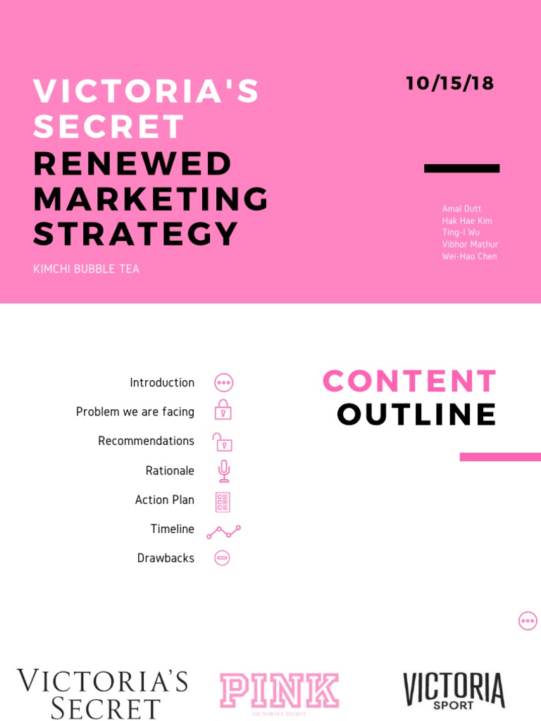 Victoria'S Secret: Renewed Marketing Strategy | PDF | Victoria's Secret ...