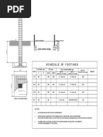 Details of Footing, Tie Beam and Column | PDF | Civil Engineering