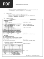 Detailed Lesson Plan in Grade 5 Mathematics | PDF | Prime Number ...