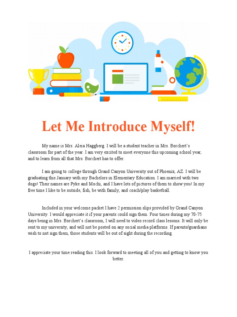 Introduction Student Teaching | PDF | Lifestyle