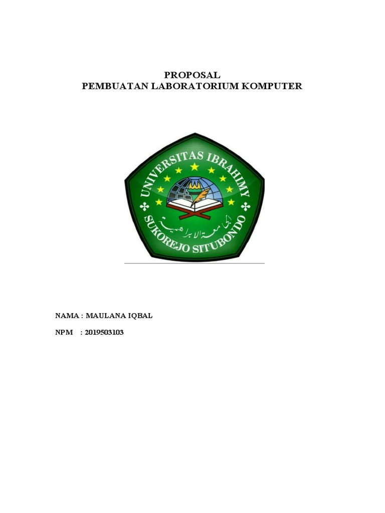 Proposal Lab Komputer Universitas | PDF