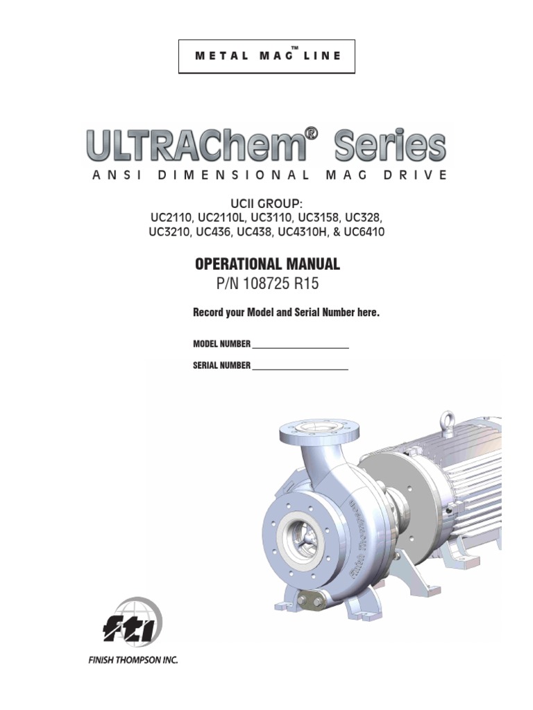Uc Manual - Oim Ucii 108725 Rev15 | PDF | Pump | Valve
