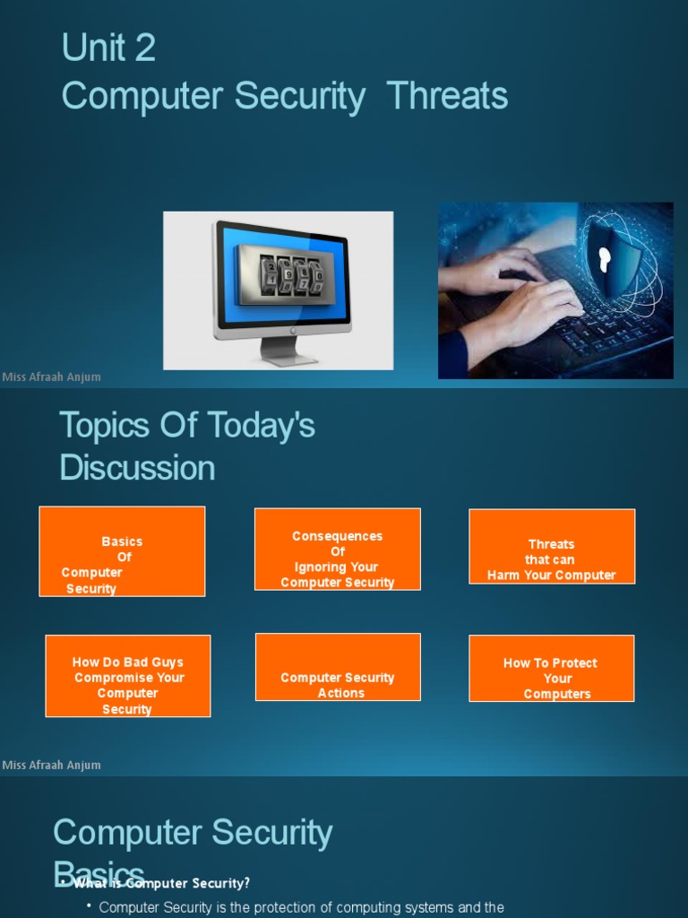 Intro to Computer Security Basics | PDF | Malware | Computer Security