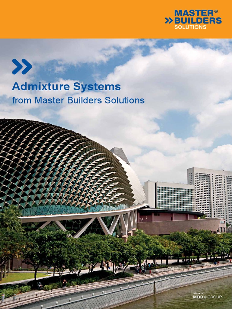 Brochure Admixture Systems | PDF | Concrete | Cement