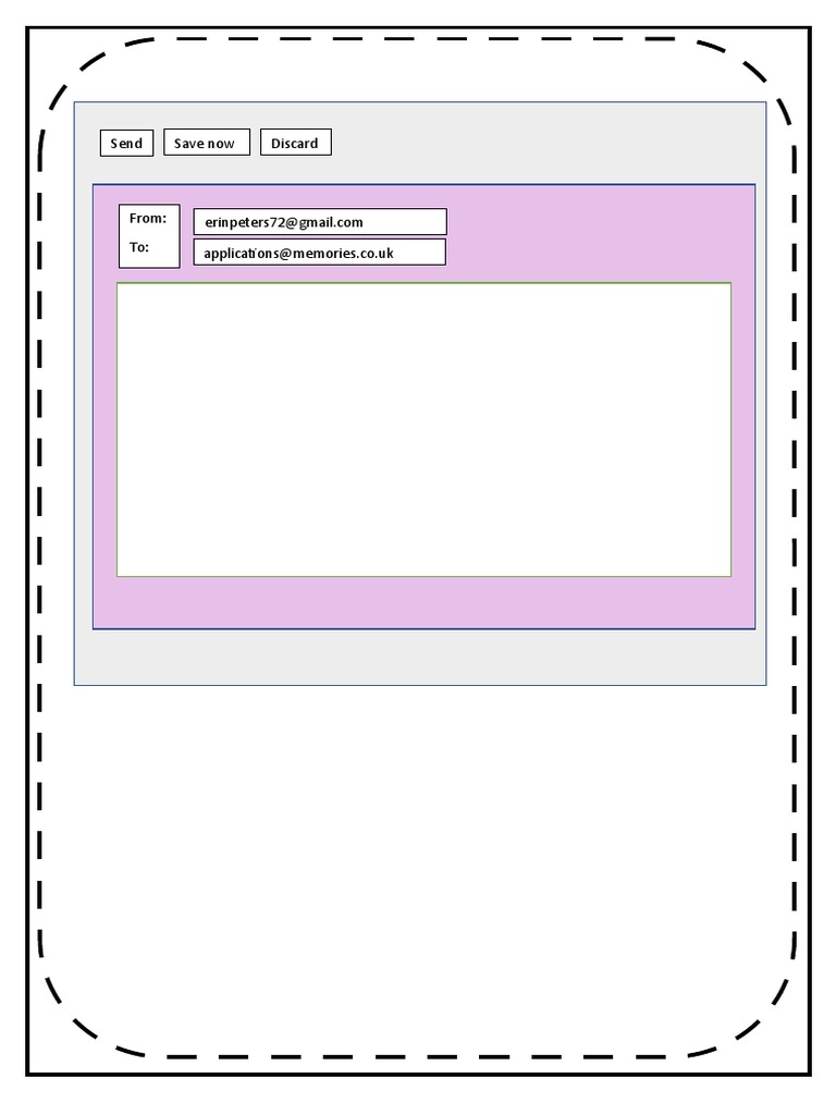 Application Email For Form 4 CEFR | PDF