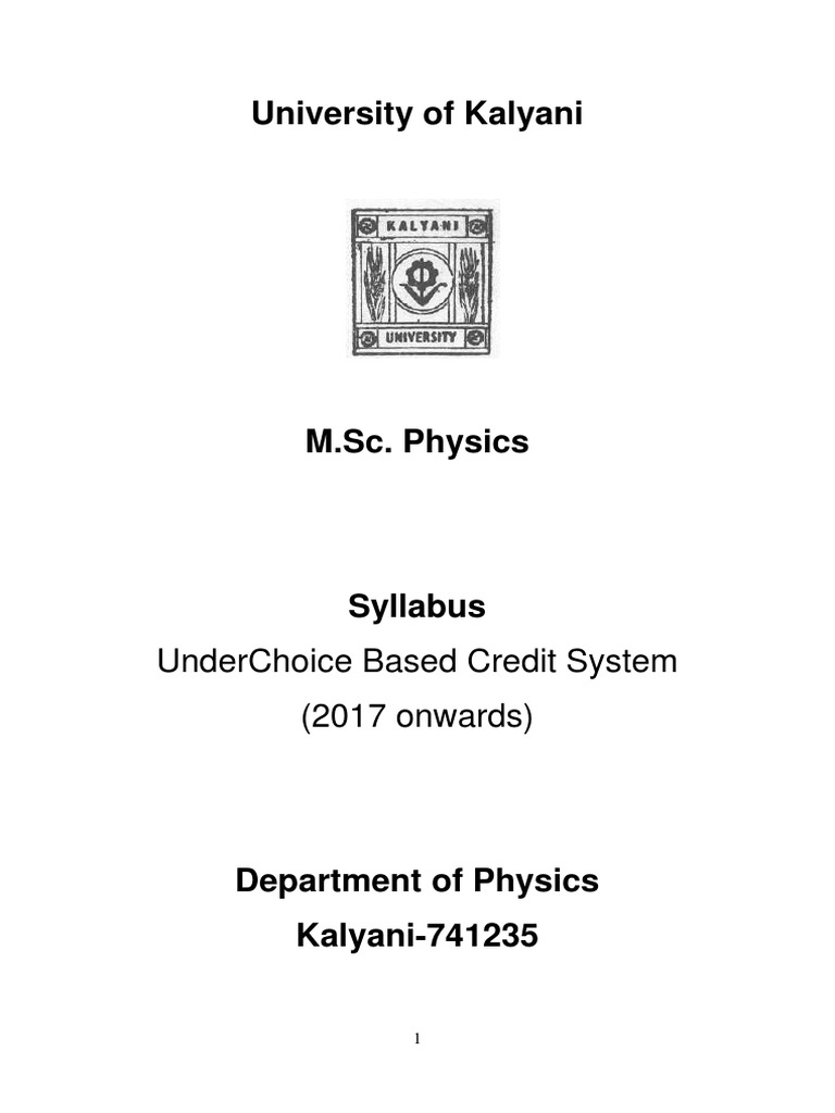05 01 2018 Cbcs Physics | PDF | Tensor | Electromagnetic Radiation