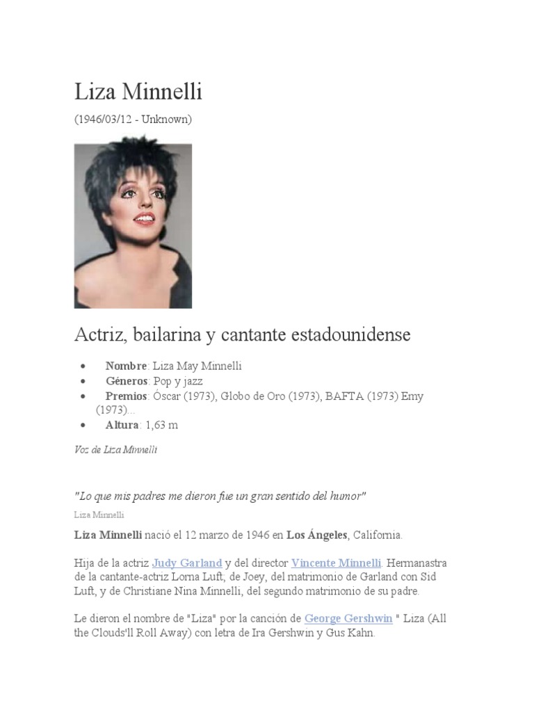 Liza Minnelli | PDF