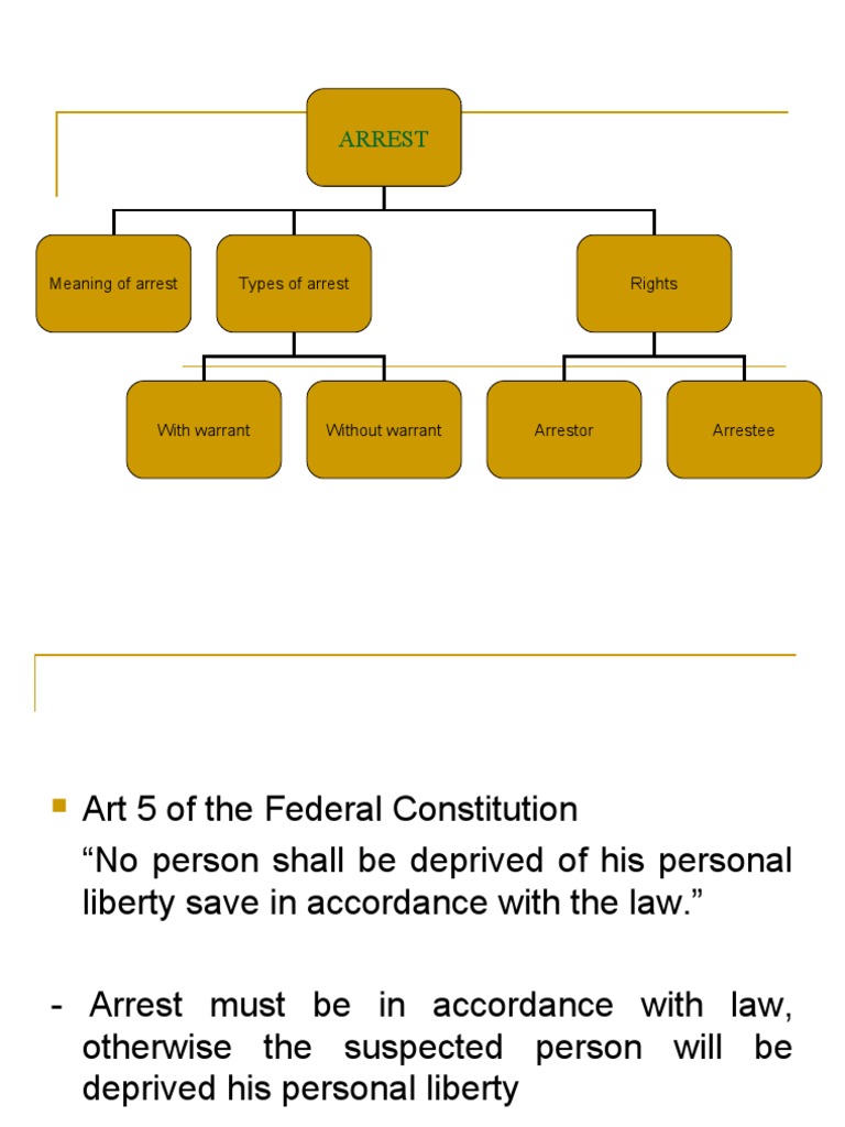 Types and Rights of Arrest Explained | PDF | Arrest | Arrest Warrant