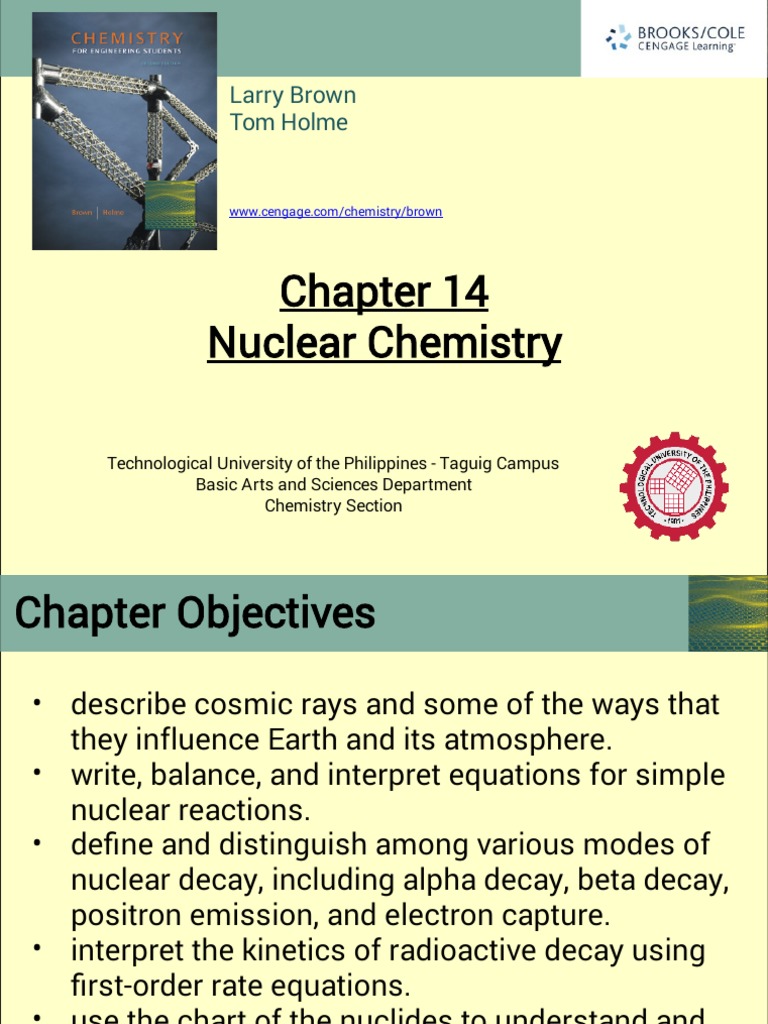 Chpater 14 Nuclear Chemistry | PDF | Nuclear Physics | Radioactive Decay