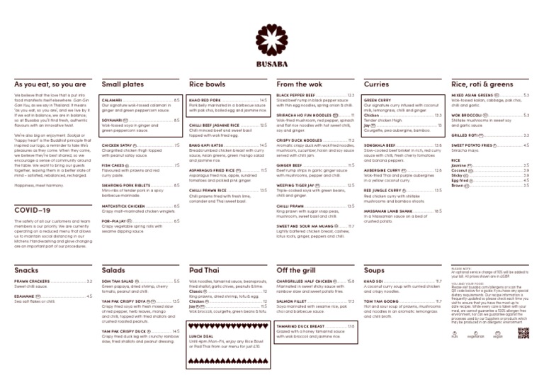 As You Eat, So You Are Rice, Roti & Greens Curries Small Plates Rice ...