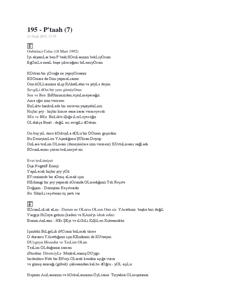 195 - P'taah | PDF