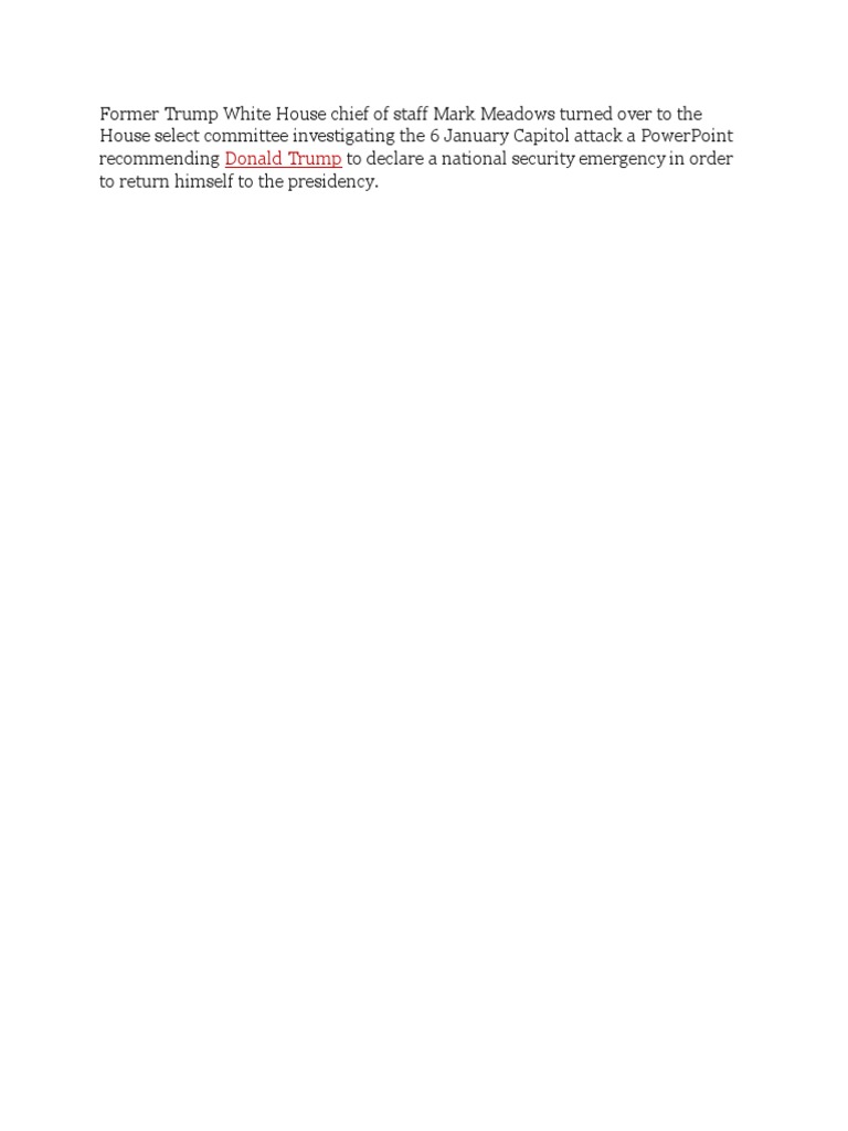 Donald Trump | PDF