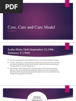 Lydia e Hall Care Core Cure Model of Nursing | PDF