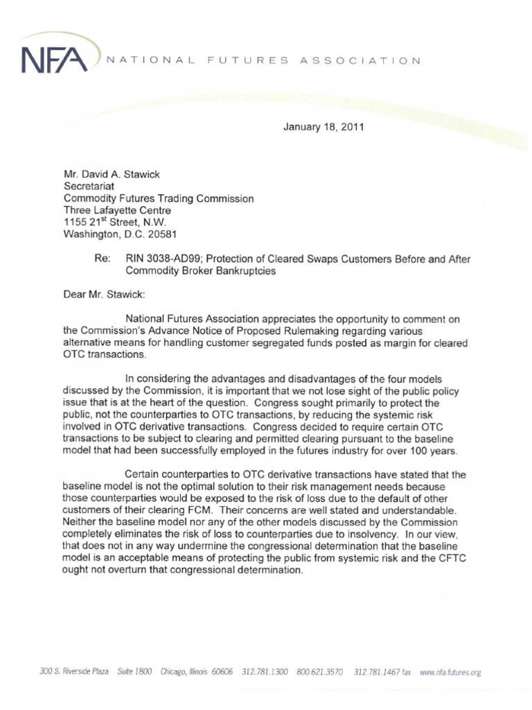 National Futures Association: David | PDF | Over The Counter (Finance ...