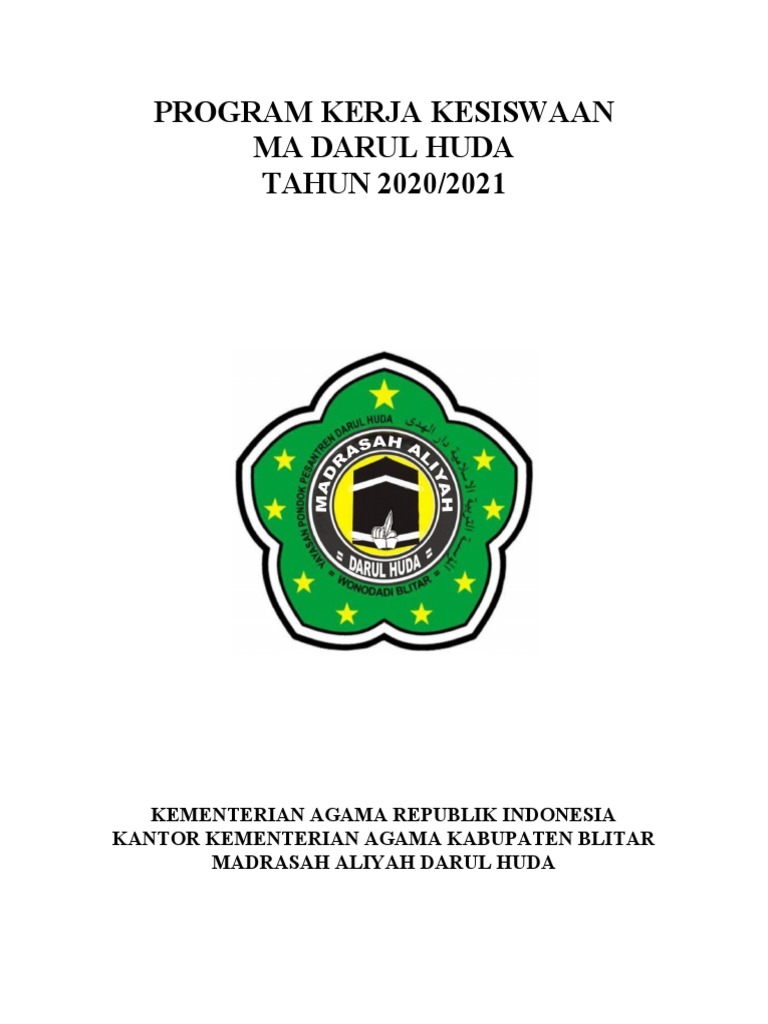 Program Kerja Kesiswaan MA Darul Huda | PDF | Karier & Perkembangan