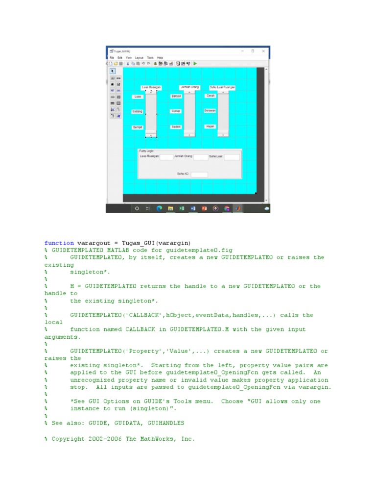 Varargout Tugas Gui Varargin Function Pdf Object Computer Science Matlab