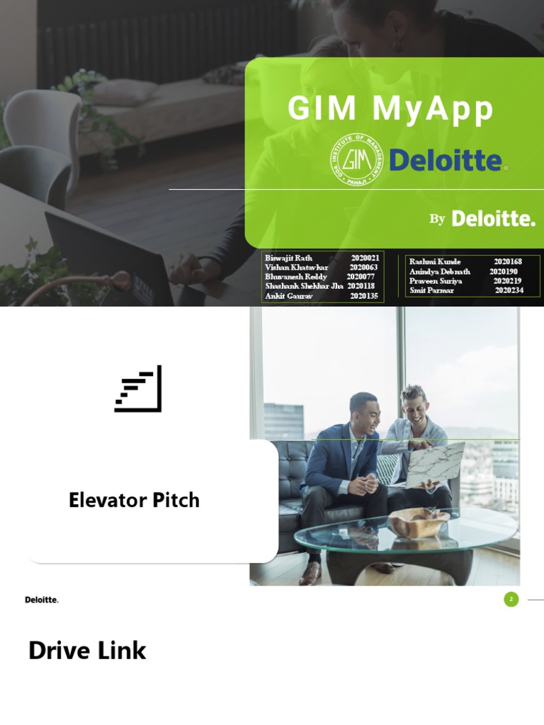 Team Deloitte - MyApp - Project | PDF | Mobile App | Second Language ...