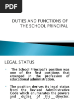 PSDS Duties in Public Schools | PDF | Monitoring And Evaluation | Teachers