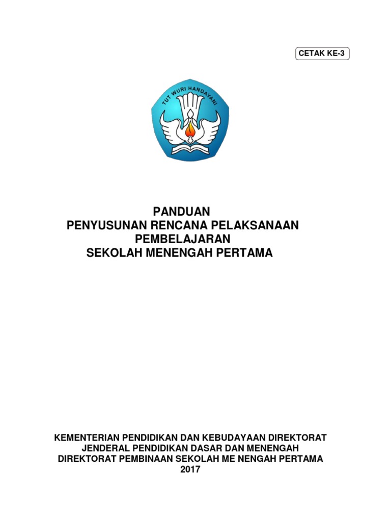 Panduan Penyusunan RPP SMP K13 | PDF | Karier & Perkembangan