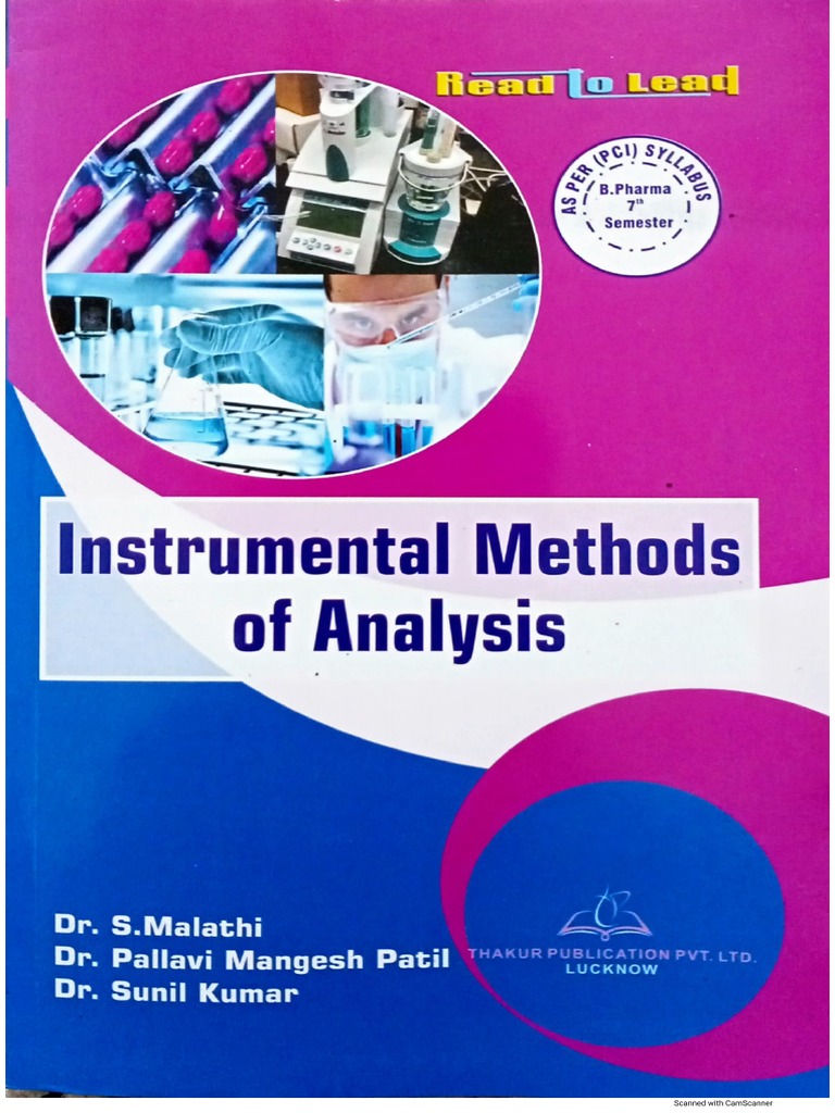 Instrumental Method of Analysis by Thakur Publication | PDF