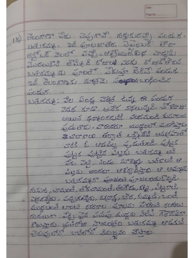 Mana Pandugalu | PDF