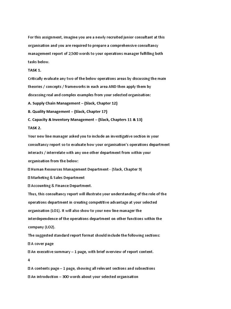 Assignment Operation Management | PDF | Supply Chain | Inventory