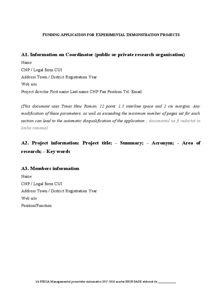 Formular Proiect Software | PDF | Information | World Wide Web