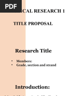Research Title Defense Guidelines and Format | PDF | Microsoft Power ...