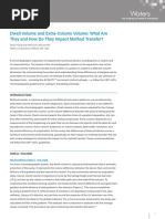 HPLC Dead, Dwell, & Extra Column Volume Explained | PDF | High ...