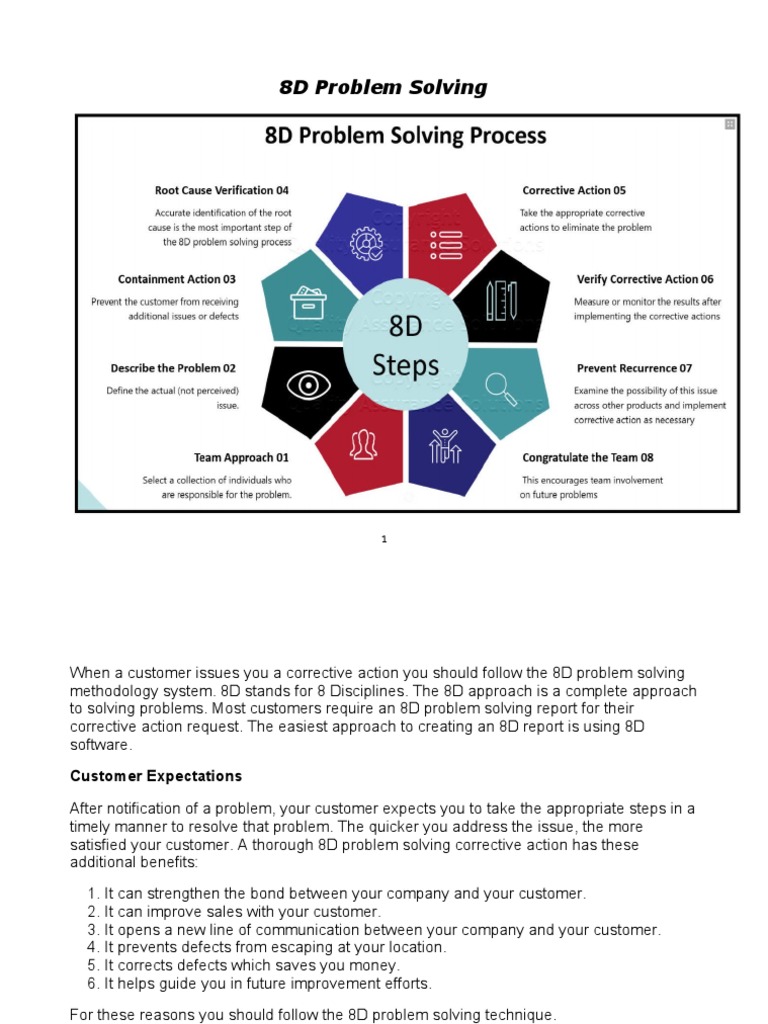 8D Problem Solving | PDF | Computing | Information Technology Management