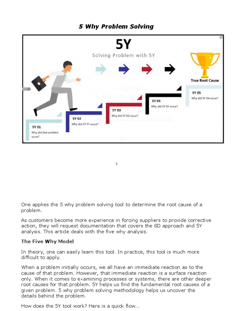 5 Why Problem Solving | PDF | Systems Science | Computing