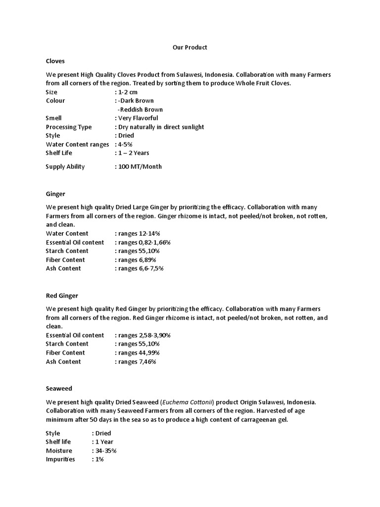 Our Product | PDF