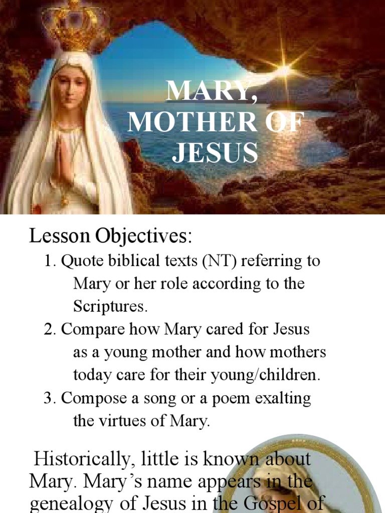 Virtues of Mary, Mother of Jesus | PDF | Mary, Mother Of Jesus | Bible