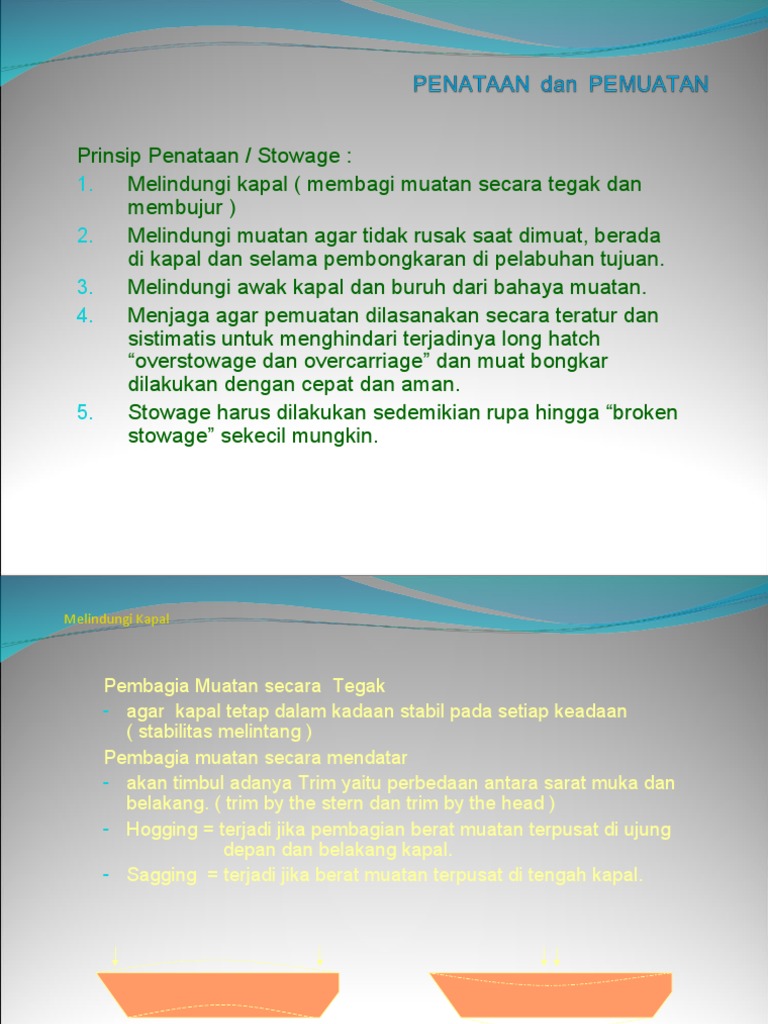 Penataan Muatan | PDF