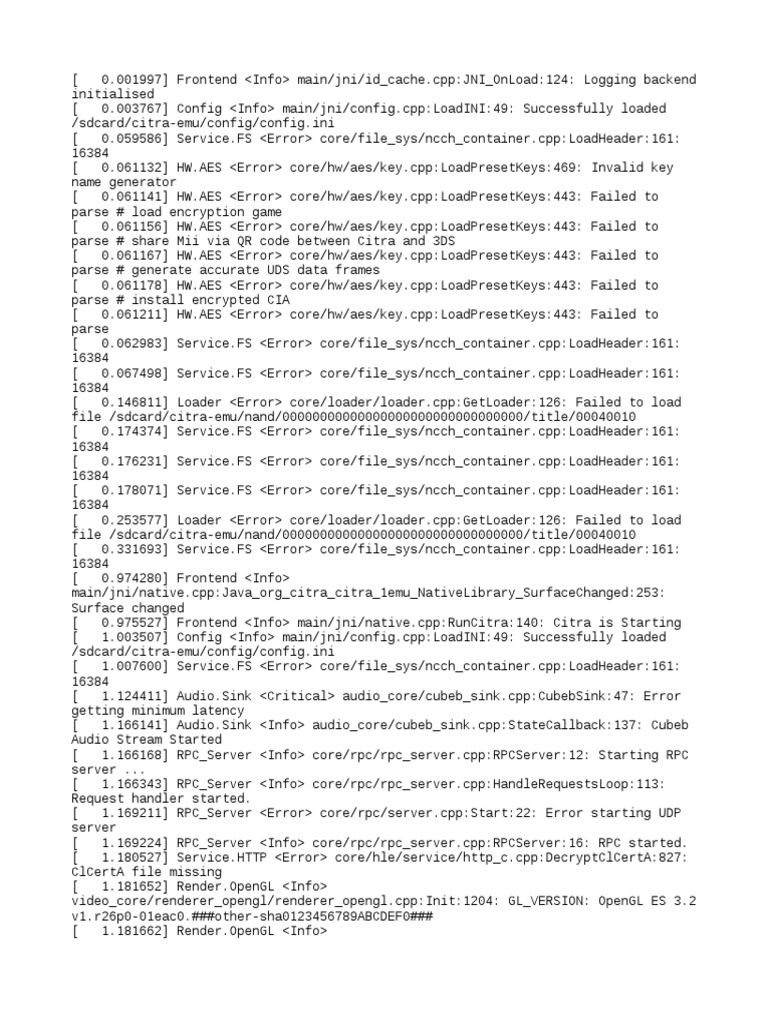 Citra Log | PDF | Computer Engineering | Computer Architecture