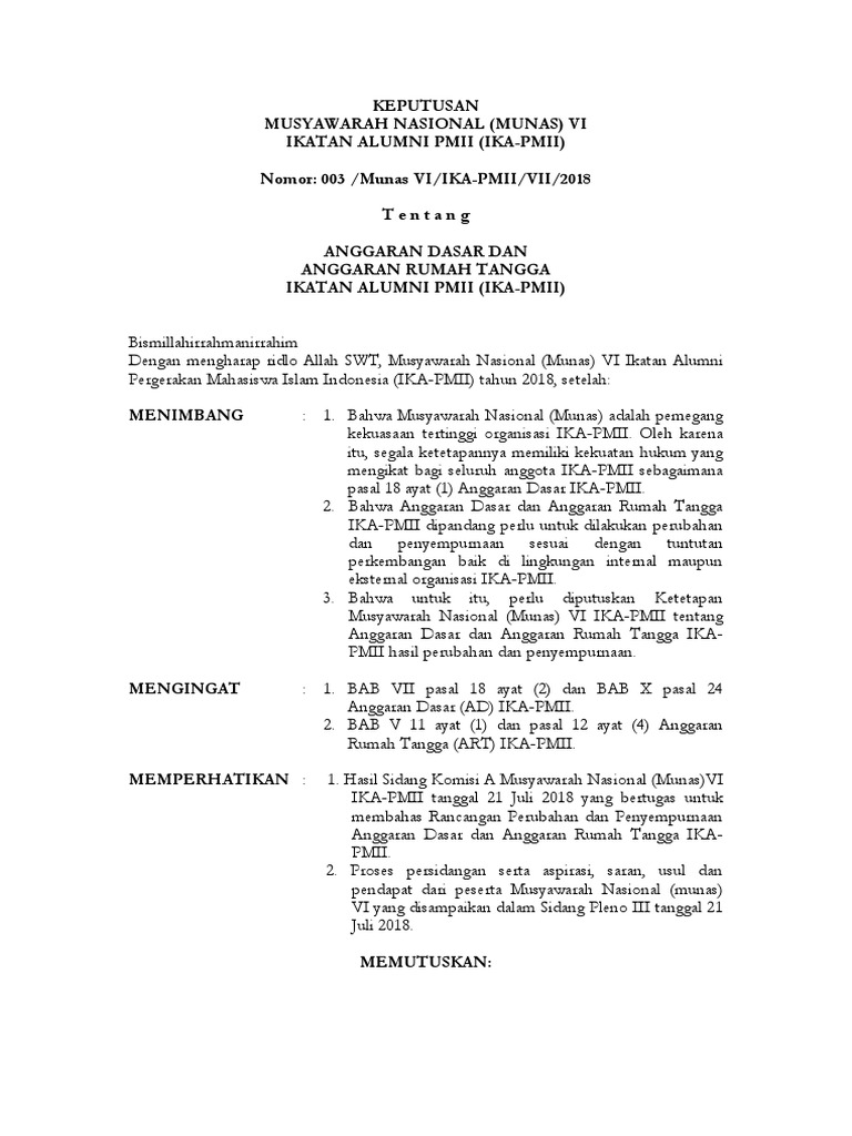 Ad Art Ika Pmii 2018 2023 | PDF