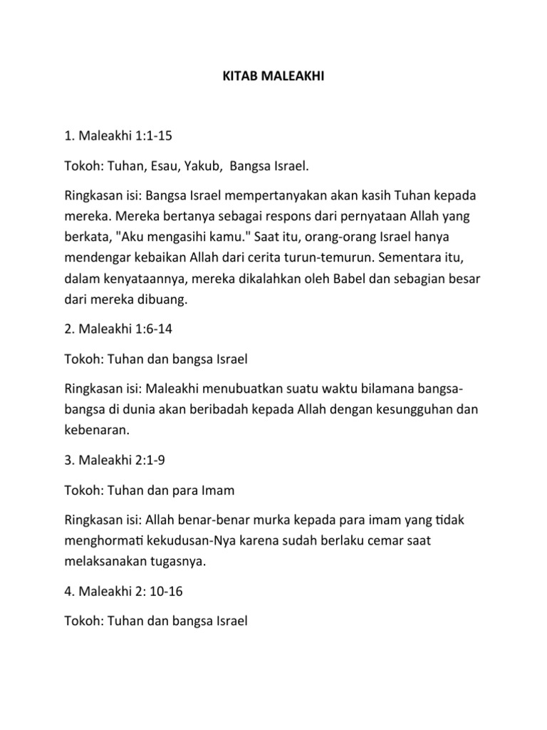 Pesan Tuhan untuk Israel | PDF