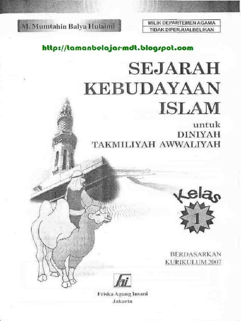 Sejarah Kebudayaan Islam SKI Kelas 1 Diniyah | PDF