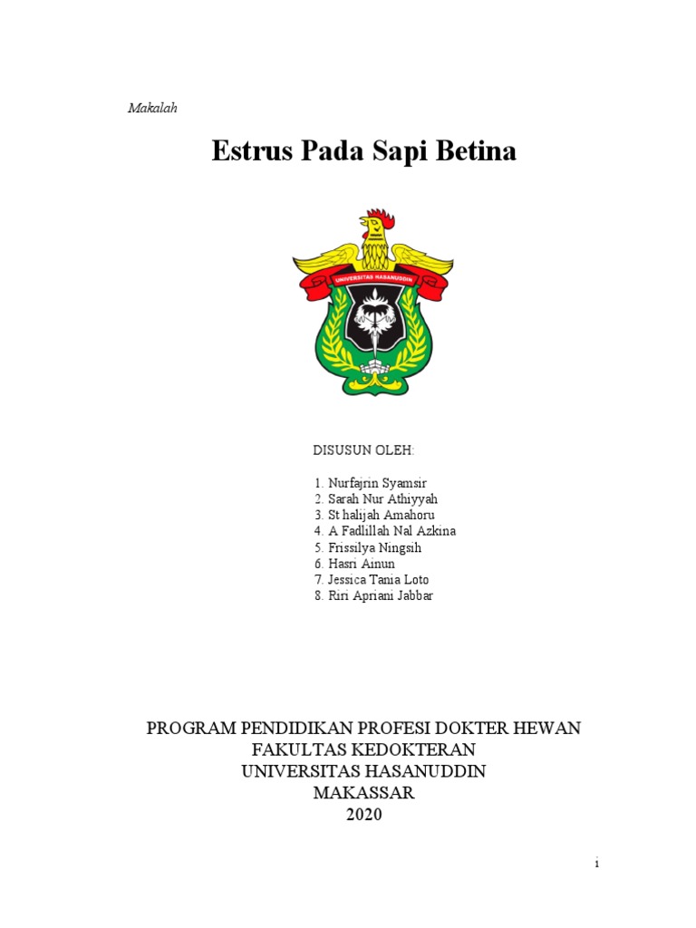 Fase Estrus dan Siklus Sapi Betina | PDF