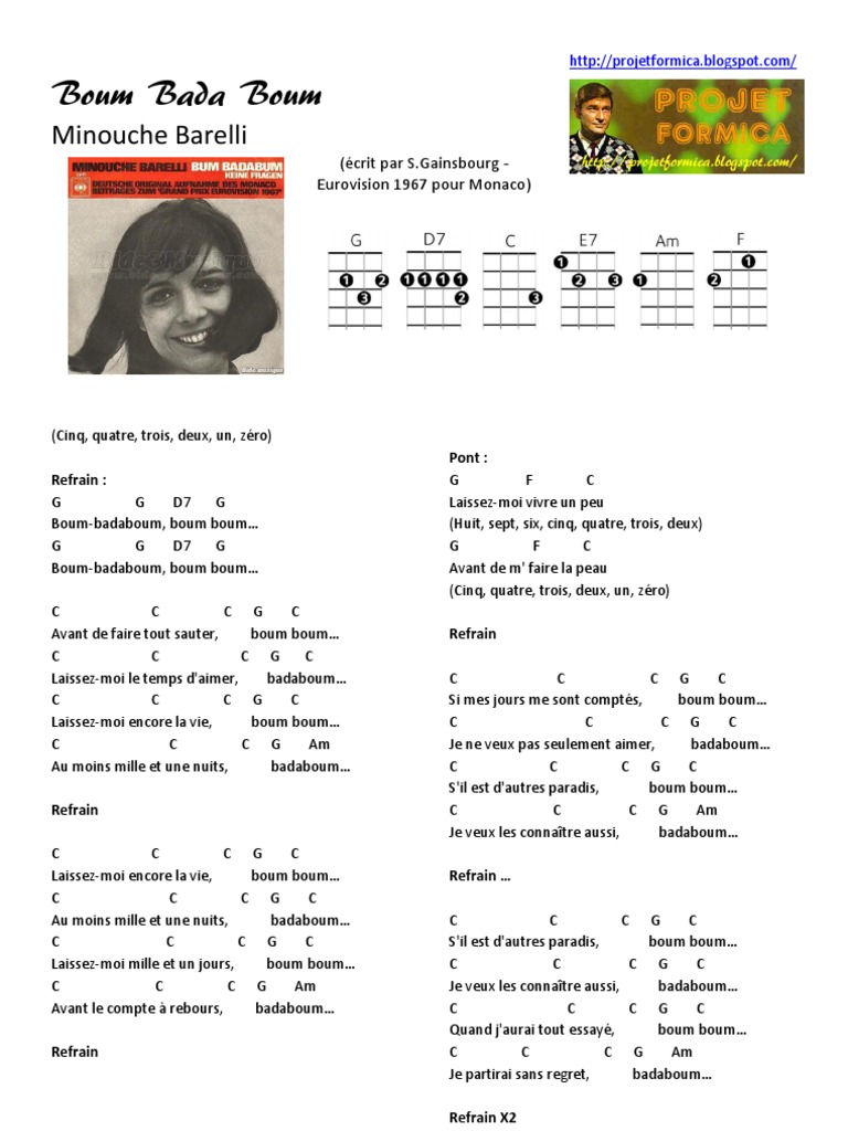 Minouche Barelli - Boum Bada Boum | PDF