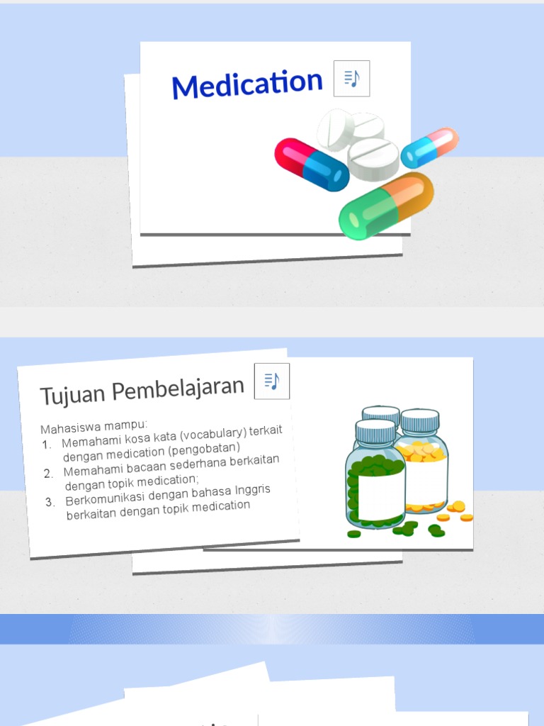 Medication Vocabulary | PDF | Analgesic | Medical Treatments